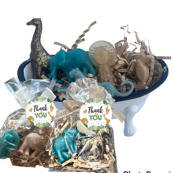 Hand Crafted | Bath & Body | Wildlife Safari Soap Set 4 Giraffe Tiger ...